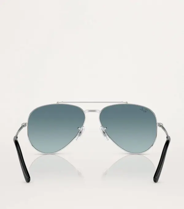 Ray-ban Metal Aviator Sunglasses - Silver