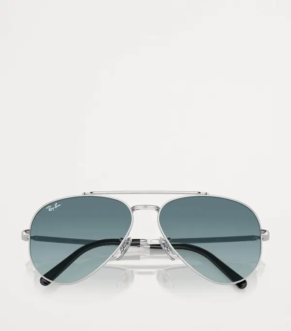 Ray-ban Metal Aviator Sunglasses - Silver