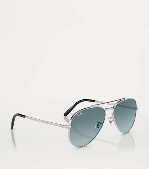Ray-ban Metal Aviator Sunglasses - Silver