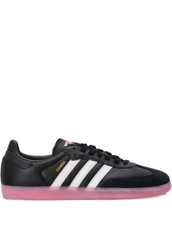 Adidas Samba Juventus Three-stripe Sneakers - Black