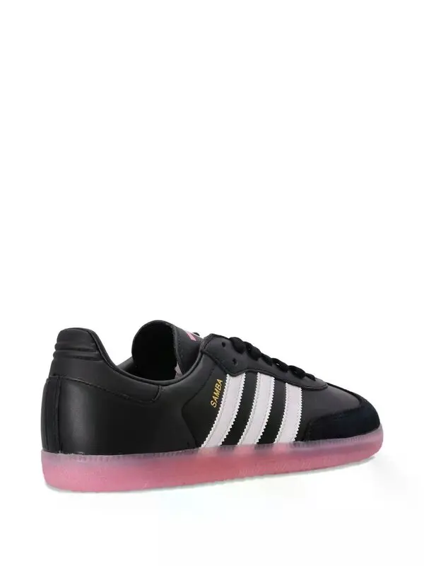 Adidas Samba Juventus Three-stripe Sneakers - Black