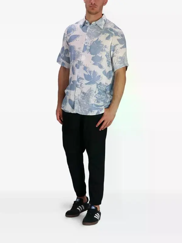 Armani Exchange Floral-print Shirt