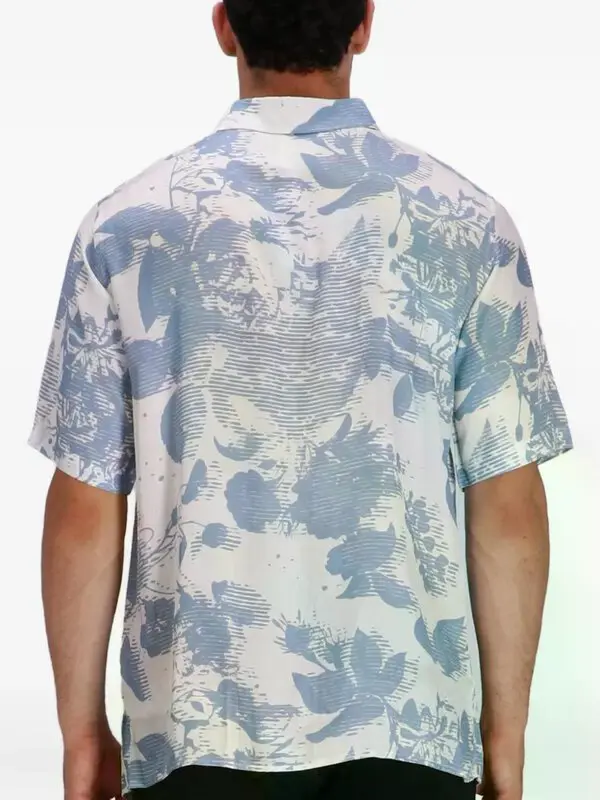Armani Exchange Floral-print Shirt
