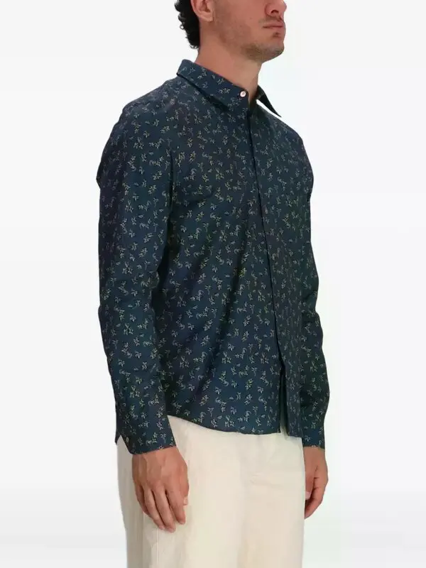 Paul Smith All-over Print Cotton Shirt