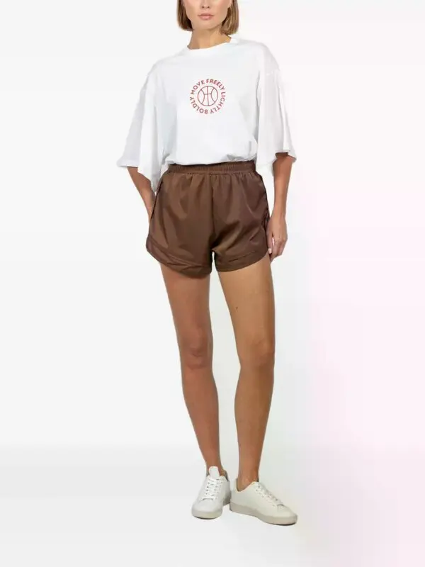 FREEDÉR Layered Elastic-waist Track Shorts