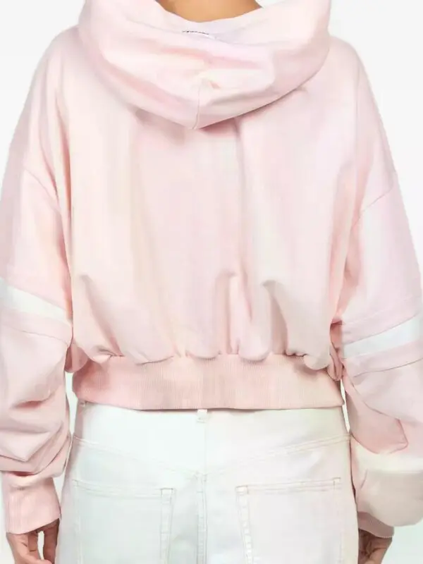 FREEDÉR Paneled Crop Hoodie
