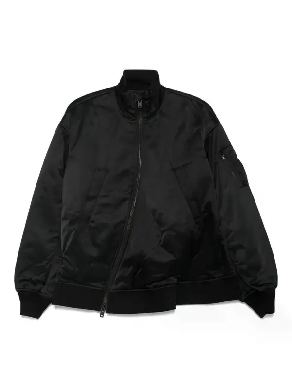 Y3 Long-sleeved Bomber Jacket - Black