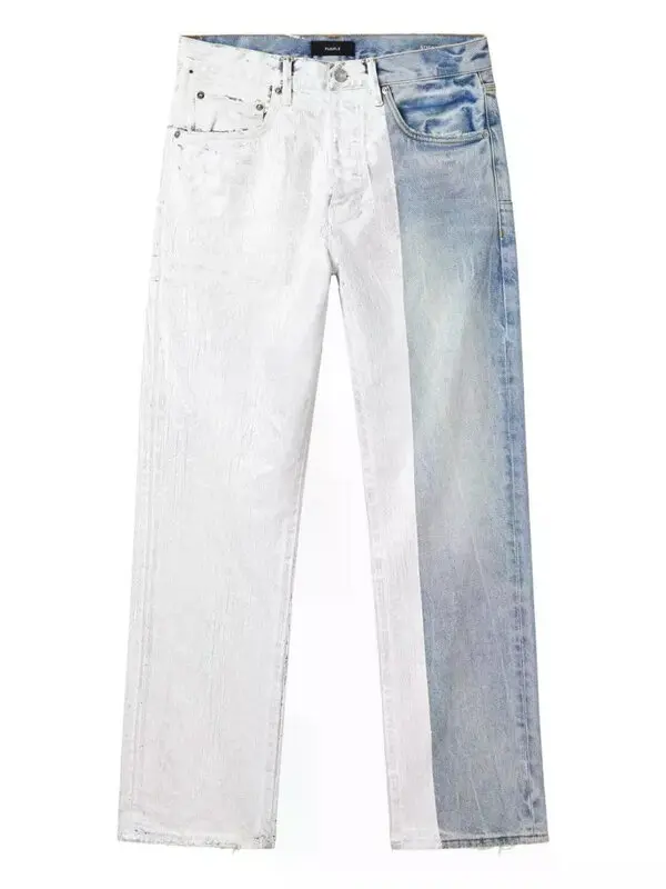 PURPLE BRAND P011 Silver-panel Jeans
