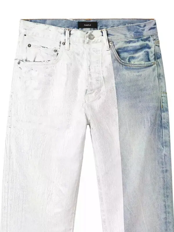 PURPLE BRAND P011 Silver-panel Jeans
