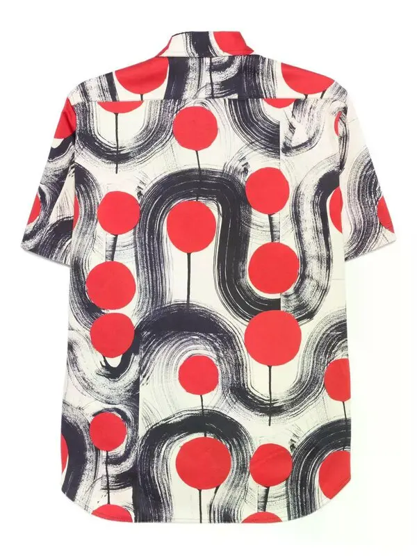 Colville Abstract-print Short-sleeve Shirt