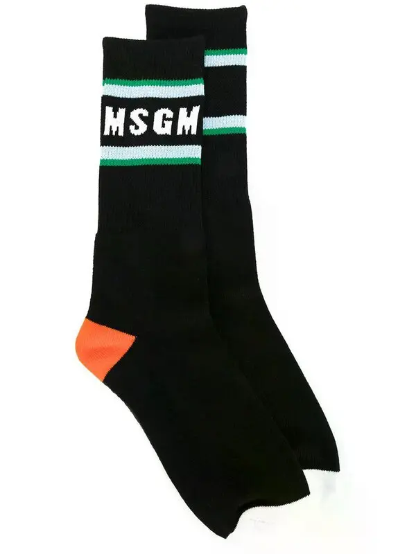 MSGM Logo Socks - Black