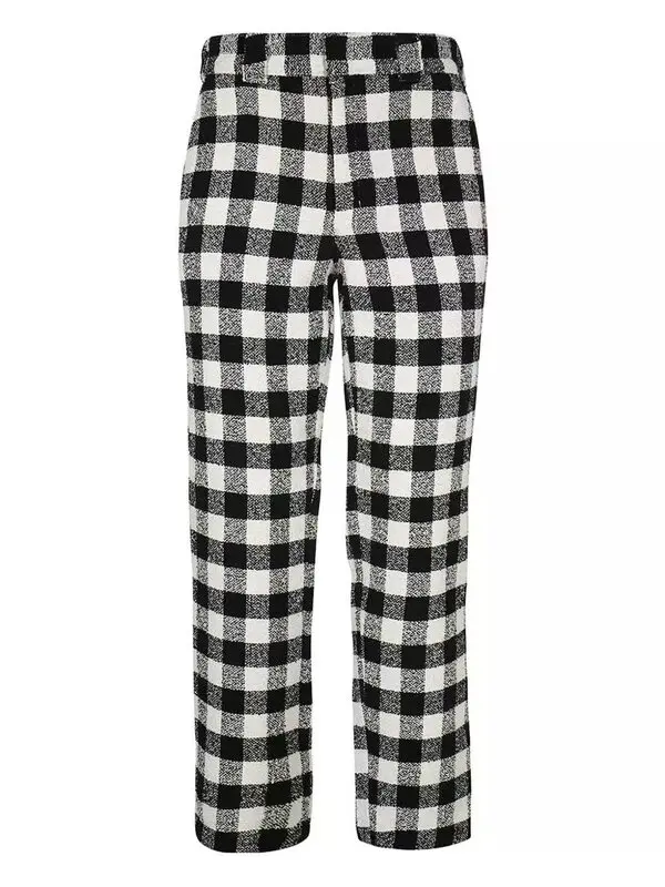 Dickies Checked Straight-leg Trousers