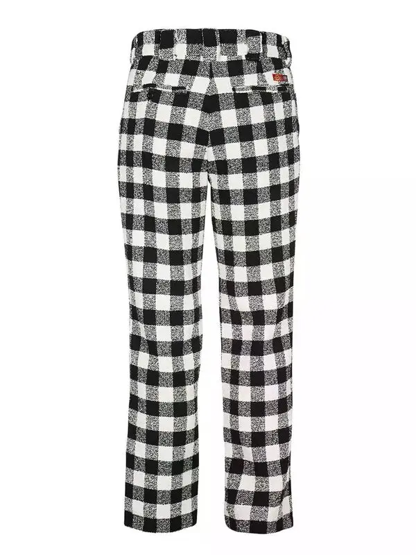 Dickies Checked Straight-leg Trousers