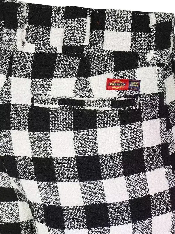 Dickies Checked Straight-leg Trousers
