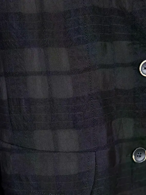 UMA WANG Checked Wool Blazer