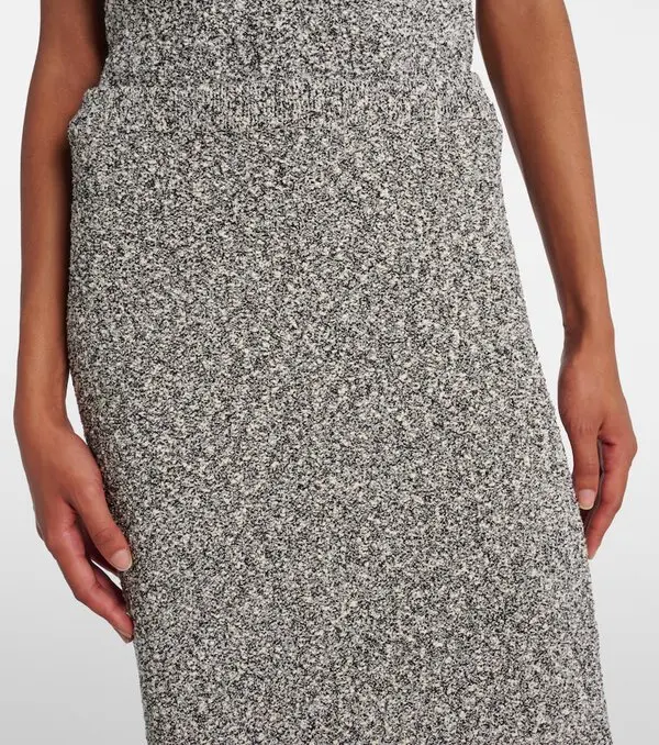 Tory Burch Tweed Pencil Skirt - Grey