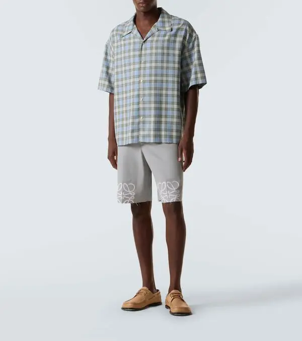 Loewe Anagram Checked Shirt