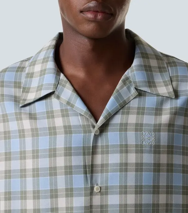 Loewe Anagram Checked Shirt