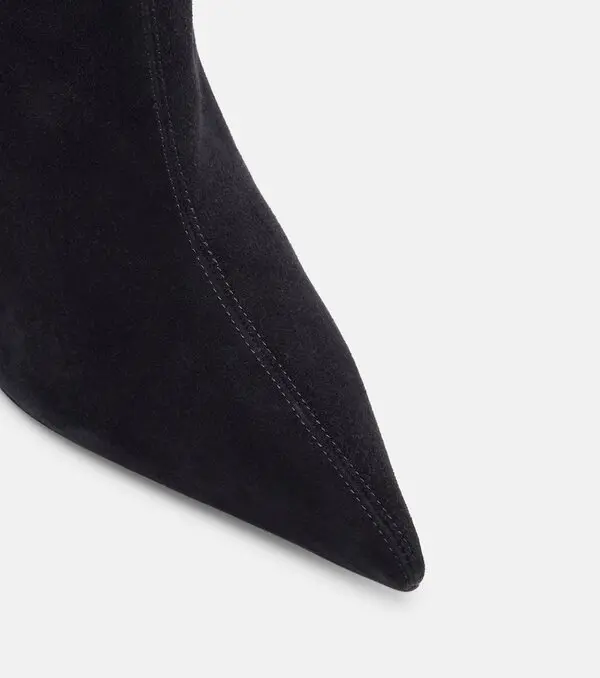 Paris Texas Jessica 75 Suede Knee-high Boots - Black