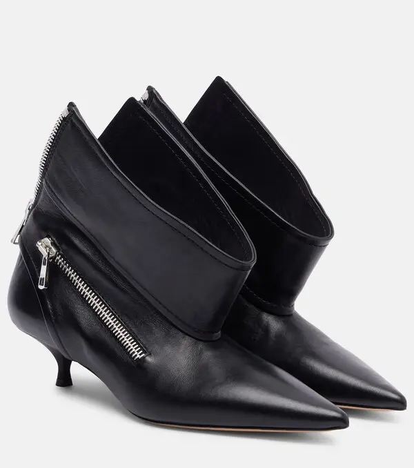 JW Anderson 40 Leather Ankle Boots