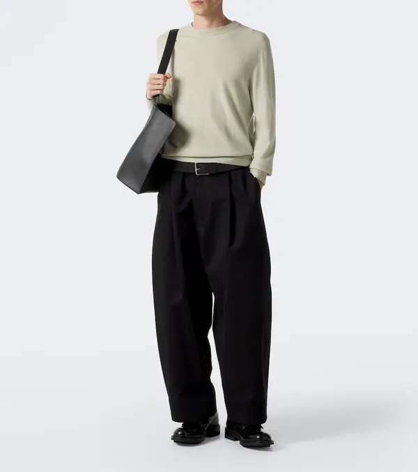 Arch4 Mr Carlos Cashmere Crew Neck Sweater - Green