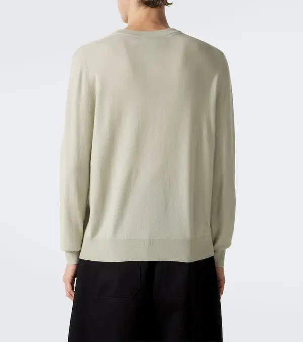 Arch4 Mr Carlos Cashmere Crew Neck Sweater - Green