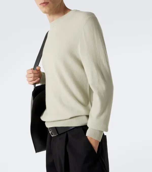 Arch4 Mr Carlos Cashmere Crew Neck Sweater - Green