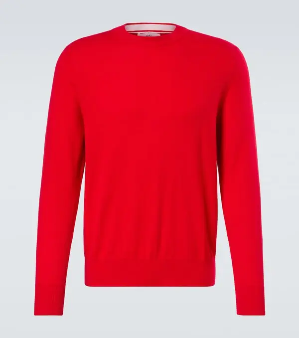 Arch4 Mr Carlos Cashmere Crew Neck Sweater - Red