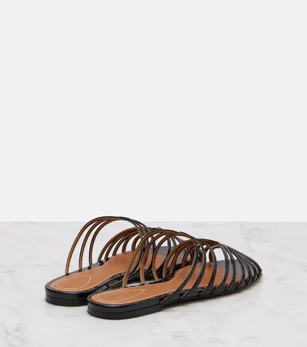 Zimmermann Aura Patent Leather Sandals