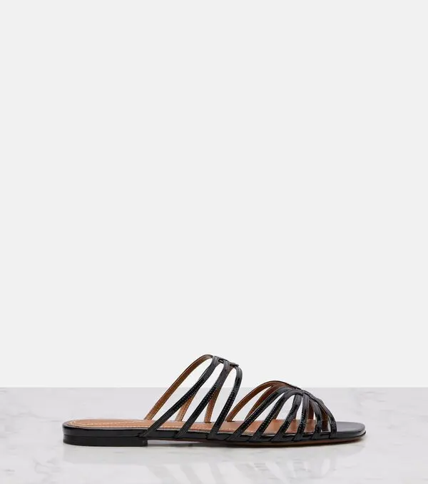 Zimmermann Aura Patent Leather Sandals