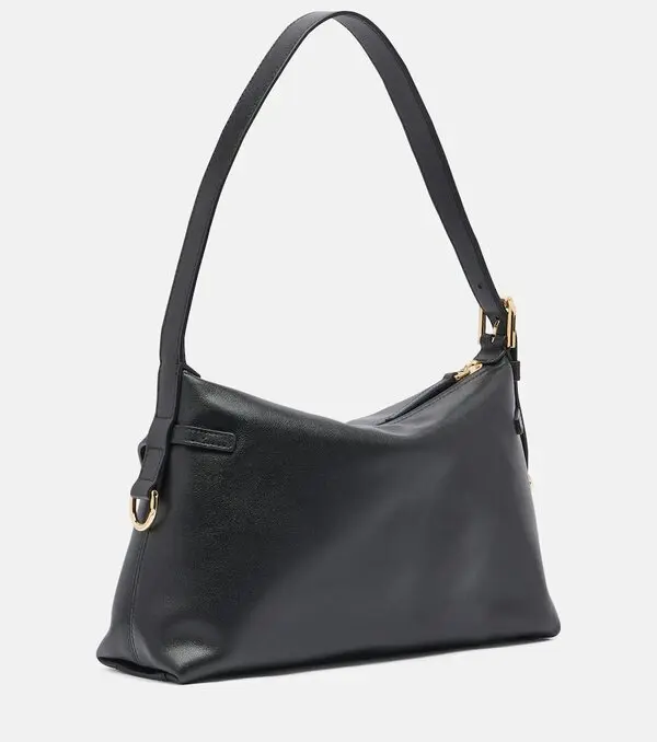 Givenchy Voyou Mini Leather Shoulder Bag - Black