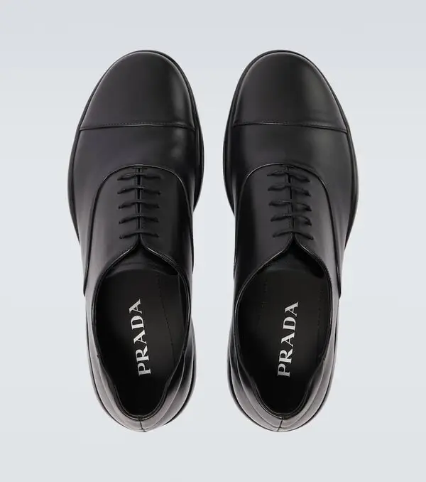 Prada Toblach Leather Sneakers