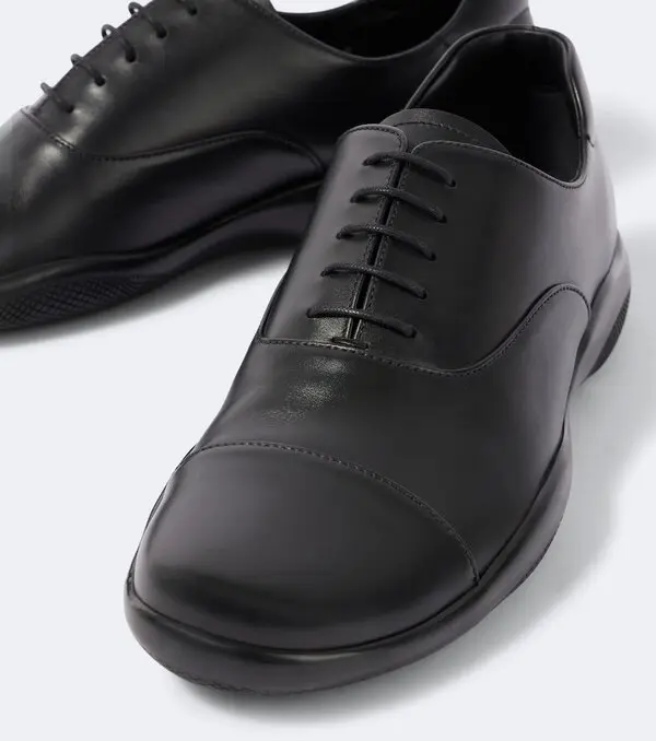 Prada Toblach Leather Sneakers