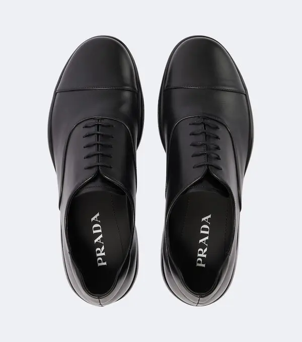 Prada Toblach Leather Sneakers