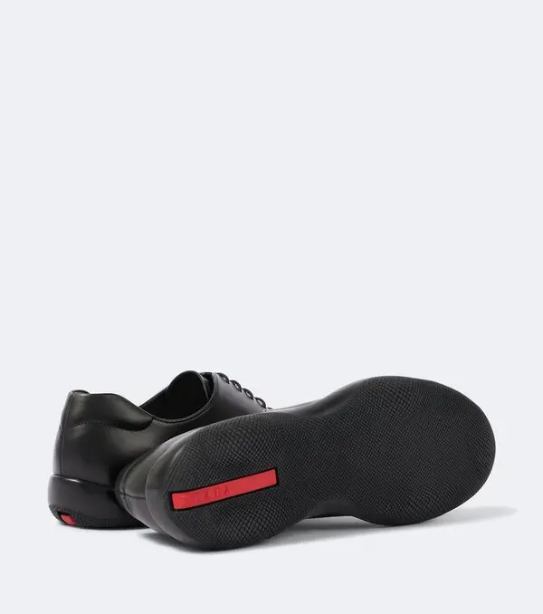 Prada Toblach Leather Sneakers
