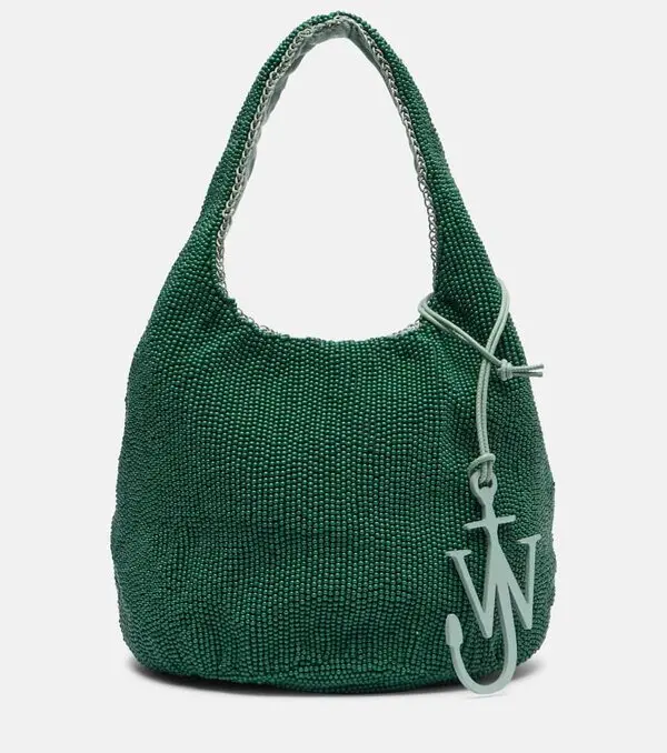JW Anderson Mini Beaded Tote Bag - Green