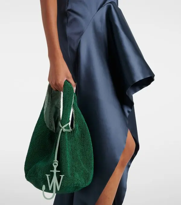 JW Anderson Mini Beaded Tote Bag - Green