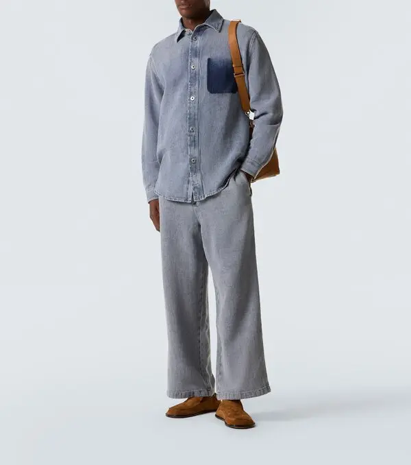 Loewe Mid-rise Wide-leg Jeans