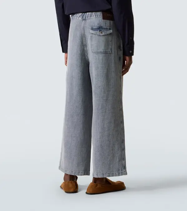 Loewe Mid-rise Wide-leg Jeans