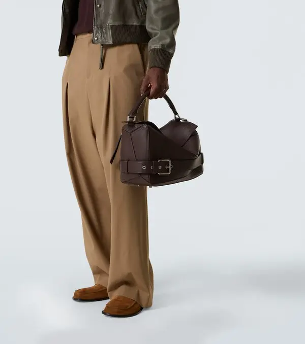 Loewe Puzzle Biker Large Leather Shoulder Bag