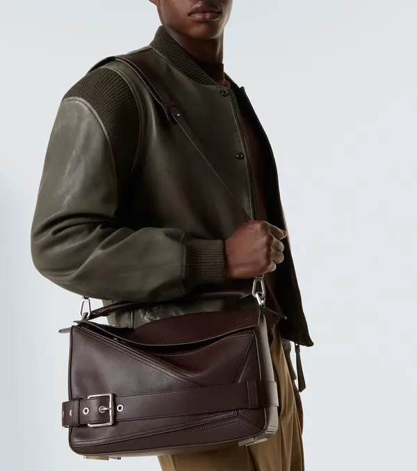 Loewe Puzzle Biker Large Leather Shoulder Bag