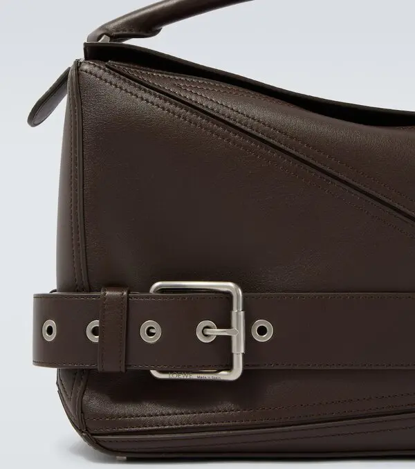 Loewe Puzzle Biker Large Leather Shoulder Bag