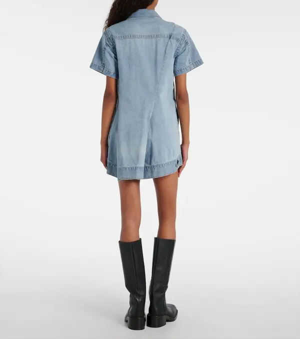 Sacai Deconstructed Denim Minidress