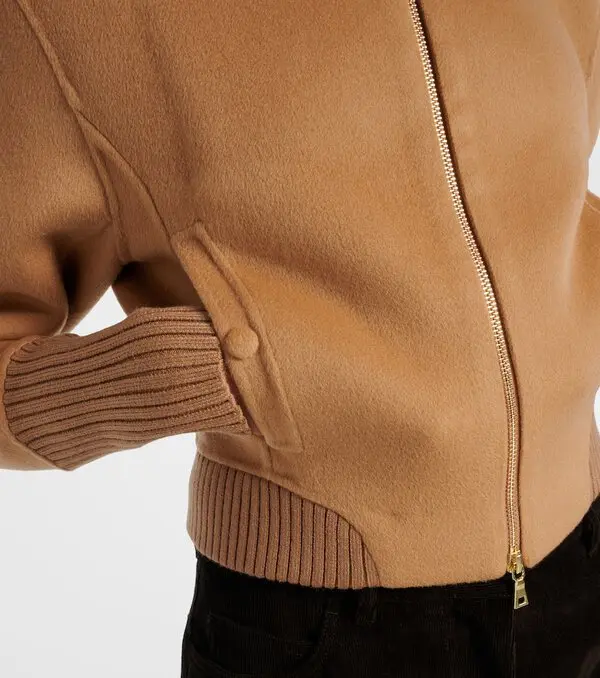 Victoria Beckham Wool And Cashmere Jacket - Beige