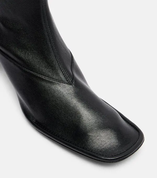 JIL SANDER Leather Mid-calf Boots