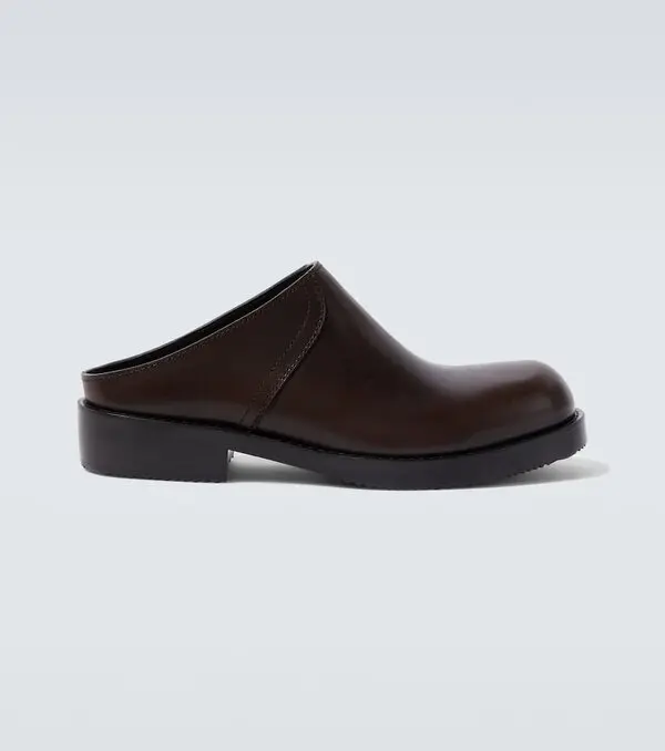 Dries Van Noten Leather Mules