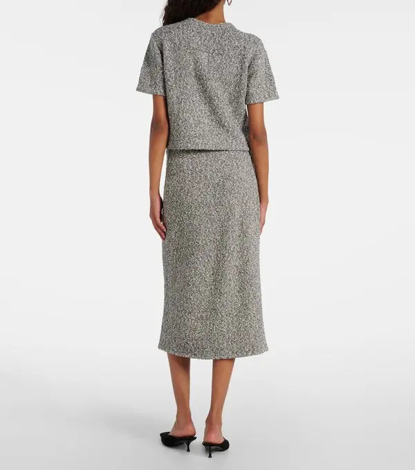 Tory Burch Cropped Tweed Top