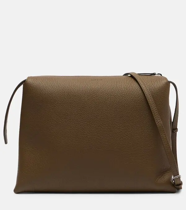 THE ROW Nu Twin Small Leather Shoulder Bag
