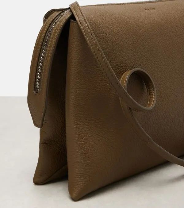 THE ROW Nu Twin Small Leather Shoulder Bag