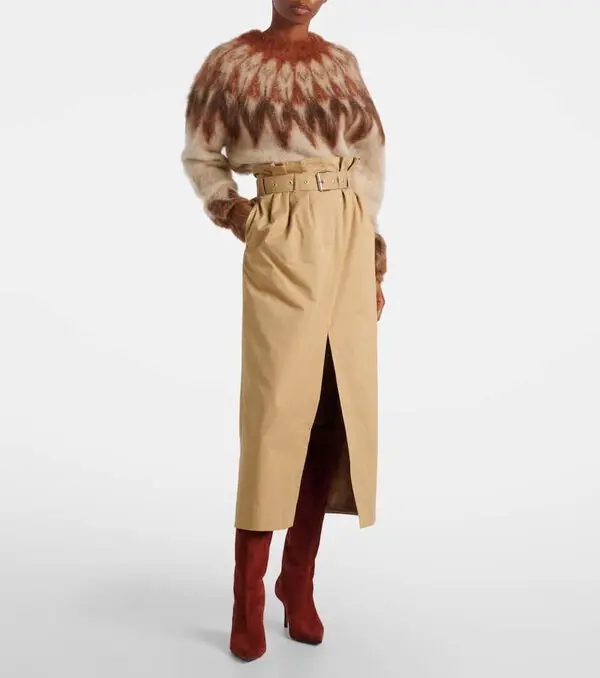 Paris Texas Jessica 75 Suede Knee-high Boots